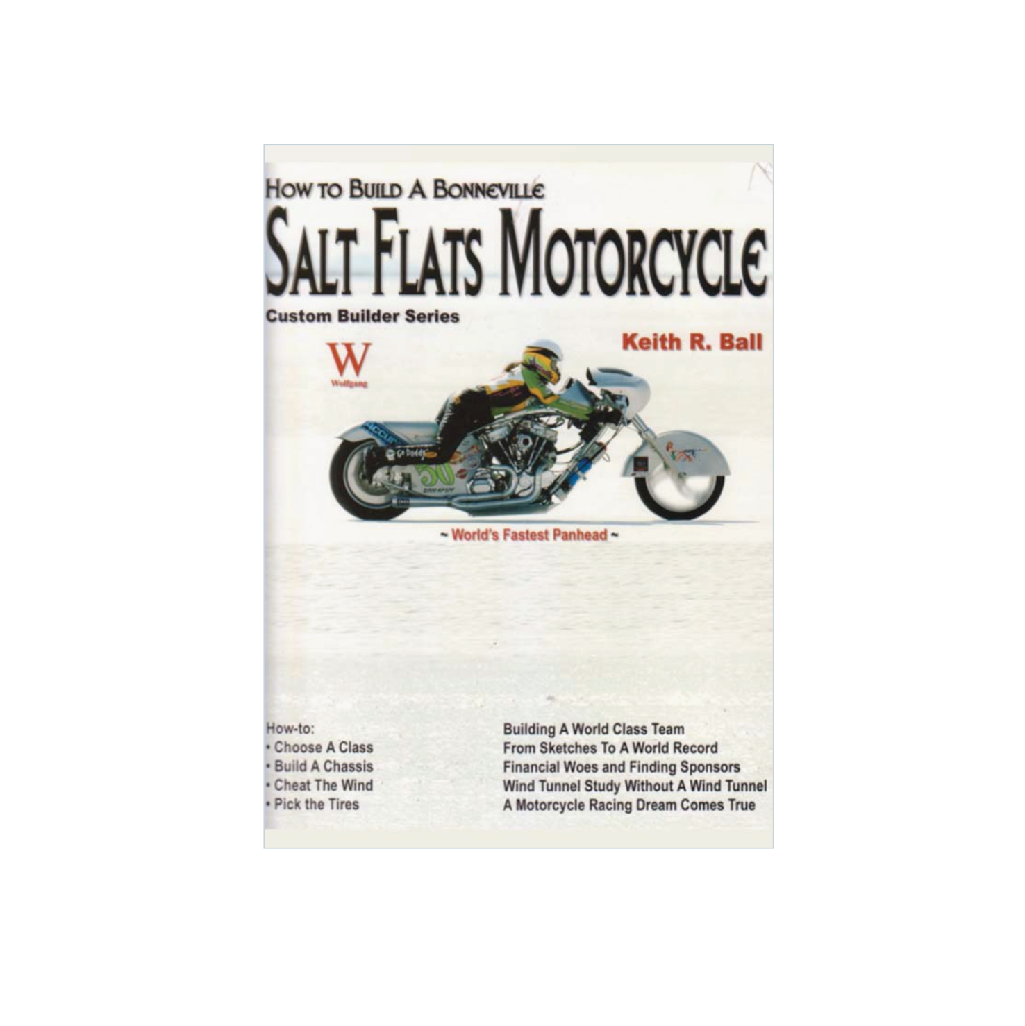 HOW TO BUILD A SALT FLATS MOTORCYCLE BOOK BY KEITH BALL – 5BallGarage.com